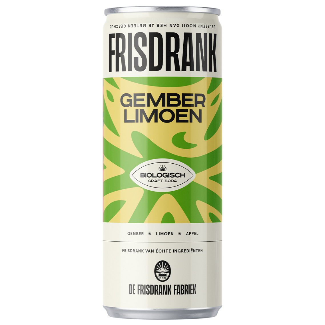 Amsterdamse Frisdrank Fabriek Gember Limoen - Chef Centraal